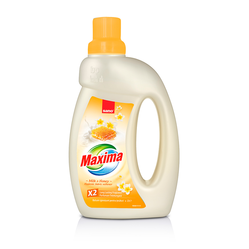 Balsam de rufe Sano Maxima Milk & Honey, 2 litri
